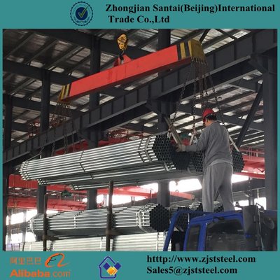 DN50 Building Materials ERW Galvanized Steel Pipe For Greenhouse