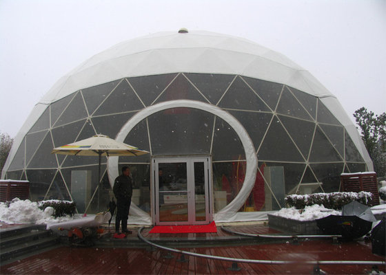 Hot Dip Galvanized Steel Structure Dome Camping Tents For Party Events