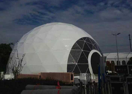 5m Large Lightweight Geodesic Tent With Double Coated PVC Fabric Covers