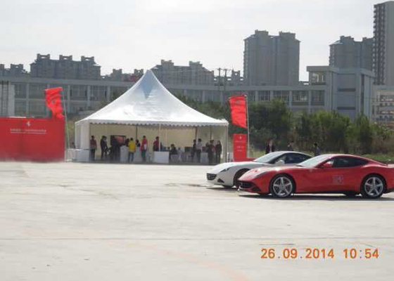 10 X 10m Aluminium Pagoda Party Tent Clear Span Flame Retardant For Car Event Show