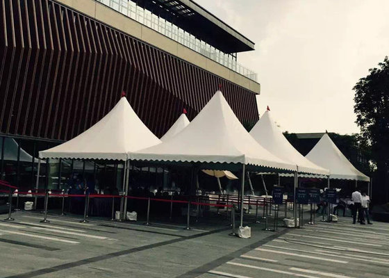 Hop - Dip Galvanized Steel High Peak Frame Tents For Outdoor Exhibition