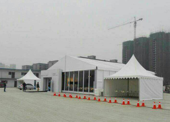 PVC 6 X 6m Aluminum Frame Marquee Party Tent Rainproof For Trade Shows