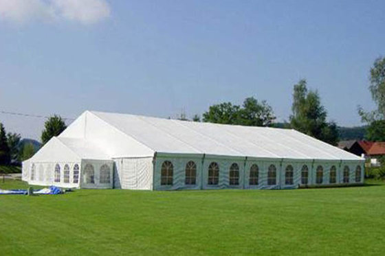 Water Resistant Small Aluminum Frame Tent , 12m Transparent Wedding Tent