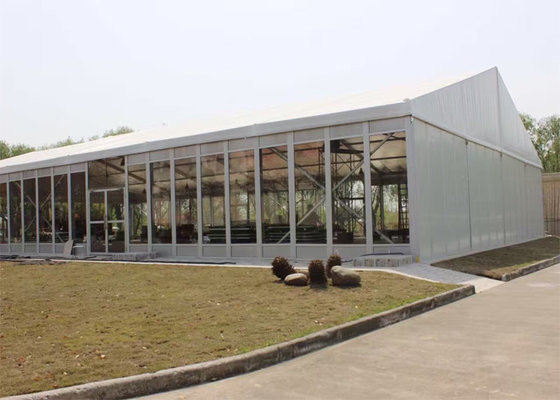 명확한 경간 구조 호화스러운 결혼식 천막 유리벽에 저항하는 20 x 25m 바람