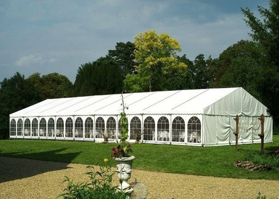 Luxury Waterproof Pvc Outdoor Event Tent With Glass Wall / Large Party Tents