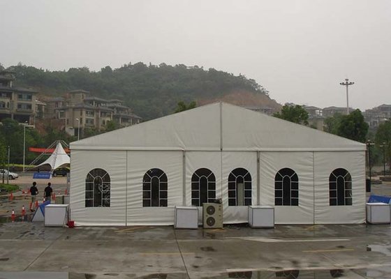 5m 만 거리 백색 직물 큰천막 천막, UV 저항하는 옥외 저장 천막