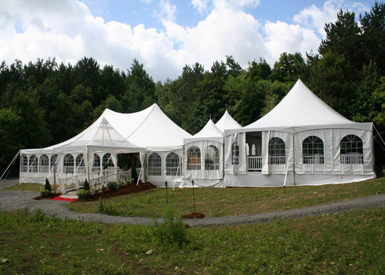 Steel Pagoda Party Tent PVC Roof Water Proof Canopy Wedding Tent 10m