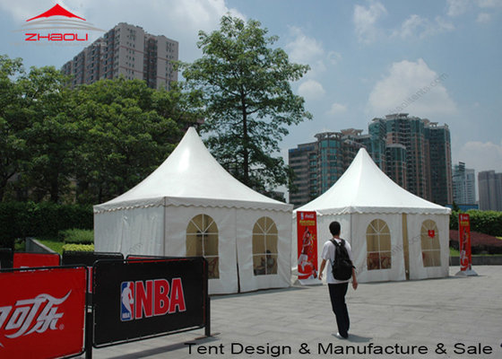 Lightweight 4m Pagoda Pagoda Party Tent Hard Pressed Extruded Aluminum Alloy T6061 / T6