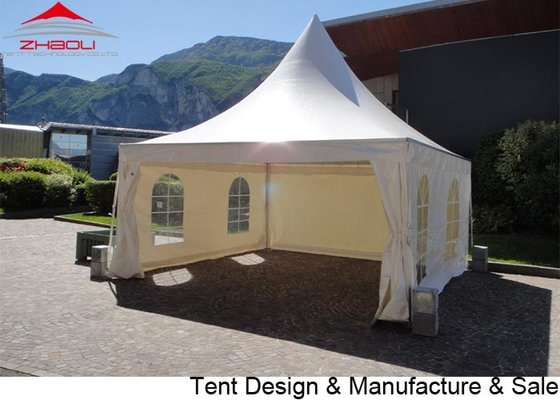 4x4m double PVC Coated Polyester Textile Pogoda Event Tent With Sidewall