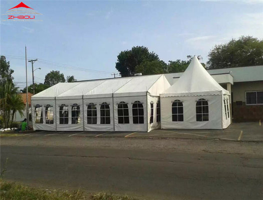 Wind - Resistant Pinnacle Marquee Roof Outside Party Tents Ease To Removeable
