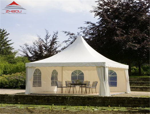 White Waterproof Catering Chinese Hat Pagoda Party Tent Easy To Movable