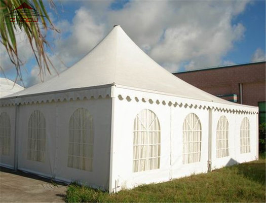 10x10m 8x8m Pagoda Party Tent With Windows / Outside Gazebo Tent