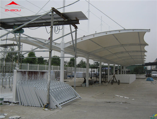Reusable Car Park Shade Structures For Commercial Facilities ISO 9001 Certified