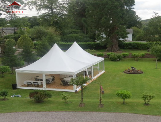Wind - Resistant Aluminum Frame Folding Pagoda Party Tent 6m x 6m B1 M2 CE