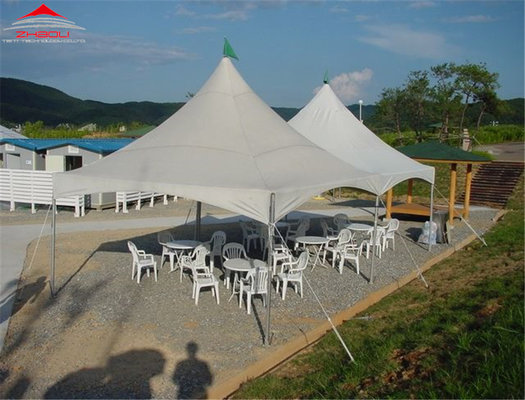 Strong Aluminum Frame Pagoda Party Tent , Cable Frame Gazebo Backyard Canopy
