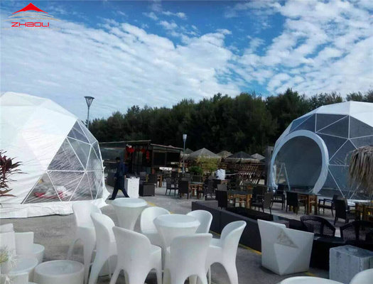 Flame Retardant Outside Big Party Exhibition Tent / Portable Geodesic Dome