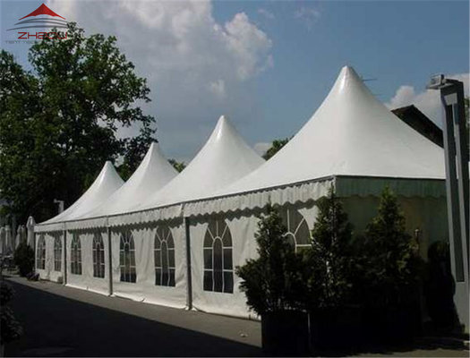 Alumnium Alloy Outdoor Pagoda Party Tent For Marketing Point / Shop Space