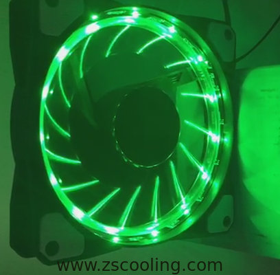NEW design 12v 120*120*25mm Ring LED PC Case Fan
