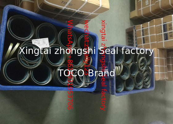Factory produce oil seal  two springs size 20*32*10/15  brown color  NBR material