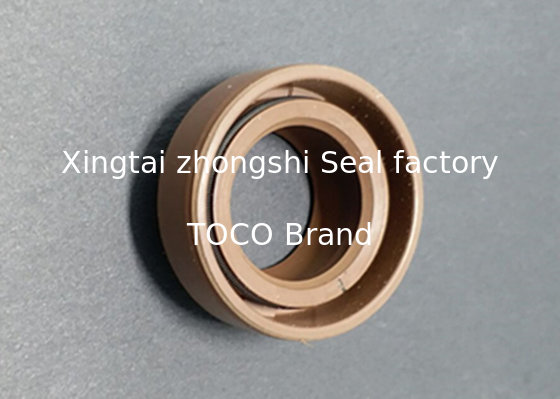 Factory produce oil seal  two springs size 20*32*10/15  brown color  NBR material