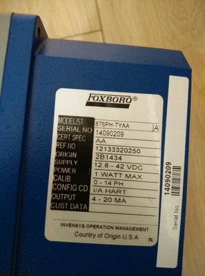 New and original FOXBORO ECKARDT Electric Intelligent Digital valve positioner SRD991,SRI990-BIM,SRD991-BHNS6EA4NR-V01