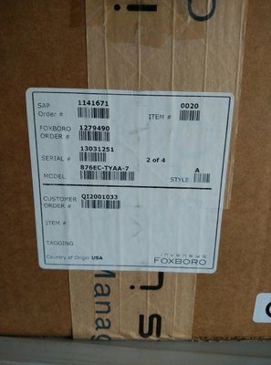 New and original FOXBORO ECKARDT Electric Intelligent Digital valve positioner SRD991,SRI990-BIM,SRD991-BHNS6EA4NR-V01
