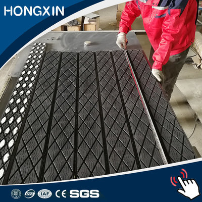high wear resistant CN layer anti spillage conveyor belt accessories bucket elevator head pulley rubber lagging