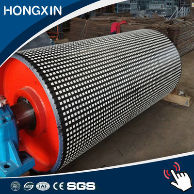 ceramic pulley rubber lagging sheet for conveyor system