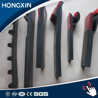 High wear resistant dual sealing system rubber polyurethane conveyor belt skirting