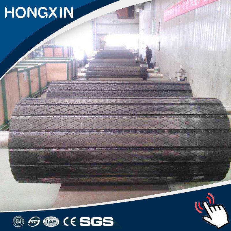High wear resistant 15 mm thickness conveyor pulley slide lagging rubber sheet supplier
