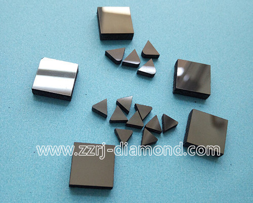 RJ PCD cutting tool blanks and tips for pcd inserts