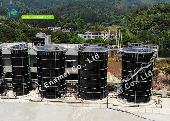 China Glass Fused To Steel Grain Storage Silos supplier